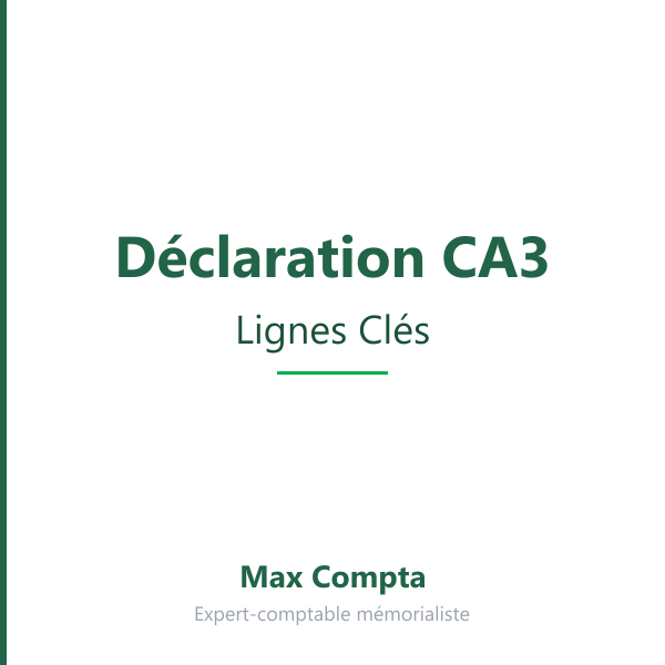 Déclaration CA3 : Remplir sa TVA Ligne par Ligne – Max Compta